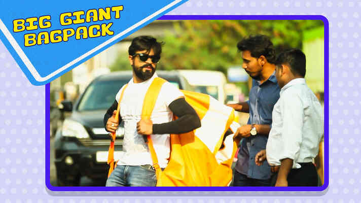 Prankstars - S2 - Big Giant Bagpack Prank Hindi Episode Watch Online on ...